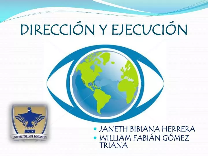 PPT - DIRECCIÓN Y EJECUCIÓN PowerPoint Presentation, free download - ID:2151397