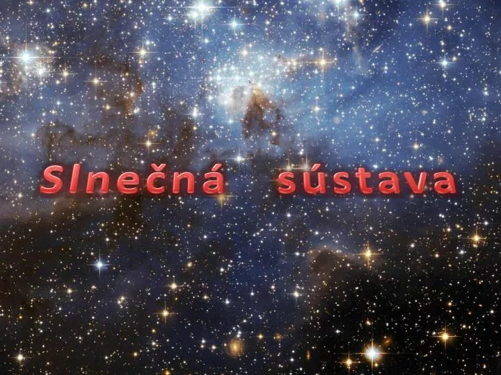 PPT - Slnečná sústava PowerPoint Presentation, free download - ID:2151456