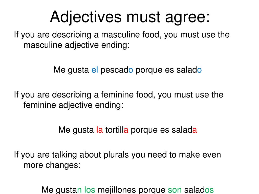 PPT - Me gusta el chorizo porque es picante PowerPoint Presentation ...