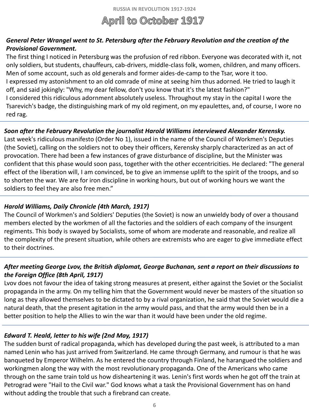PPT - HIGHFIELD HISTORY GCSE WORKBOOK RUSSIA DEPTH STUDY: Russia in ...
