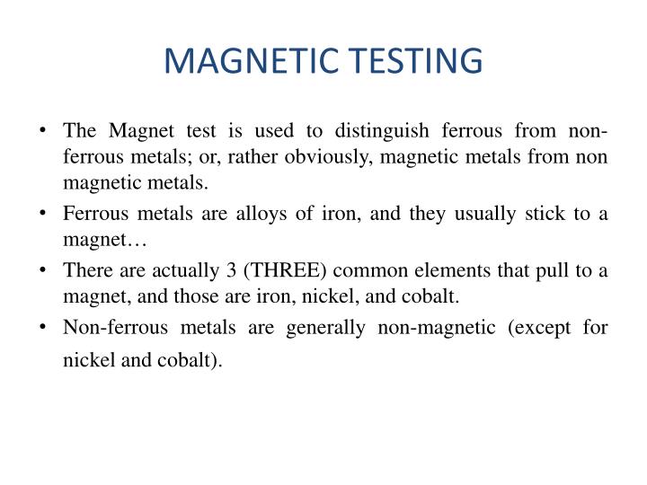 PPT - METALLIC MATERIALS PowerPoint Presentation - ID:2152399