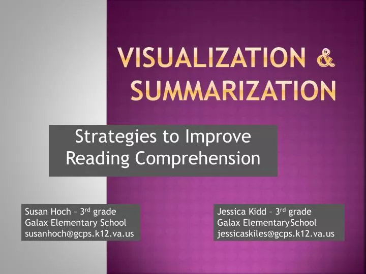 PPT - Visualization & Summarization PowerPoint Presentation, free ...