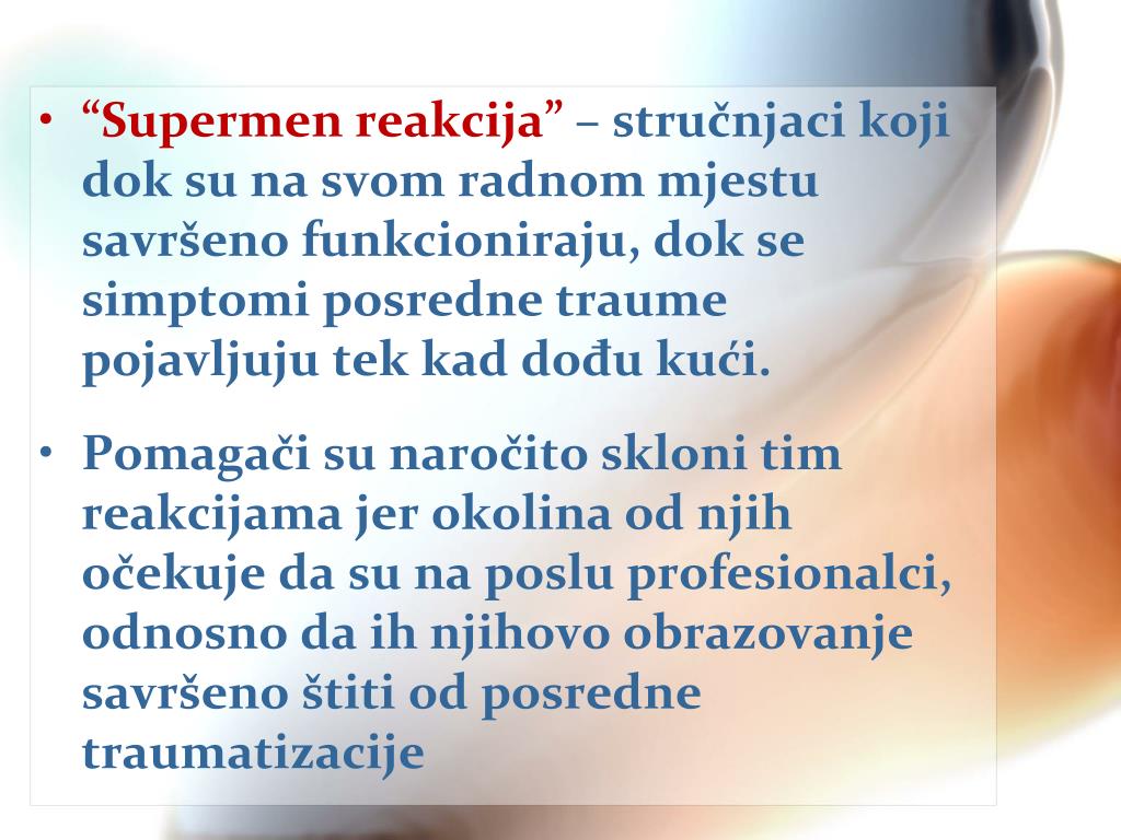PPT - STRESNI I TRAUMATSKI DOGAĐAJI I NJIHOVE POSLJEDICE PowerPoint ...