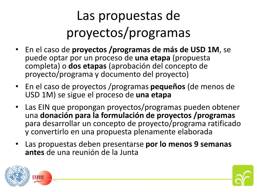 PPT - Ciclo de los proyectos/programas del FA y Proceso de aprobación ...