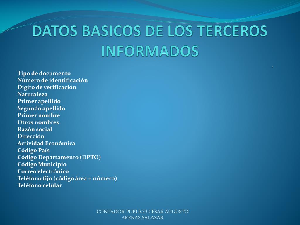 PPT - Conferencista: CÉSAR AUGUSTO ARENAS SALAZAR Contador publico ...