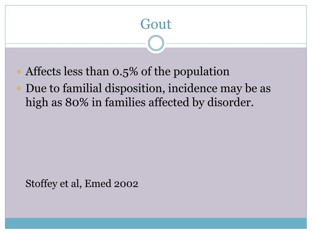 Ppt Gout Powerpoint Presentation Free Download Id2153458