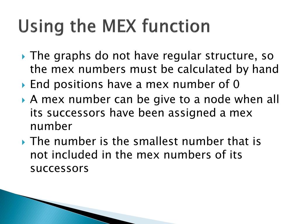 PPT - Sum Games - The MEX Function PowerPoint Presentation, free ... PPT - Sum Games - The MEX Function PowerPoint Presentation, free ...