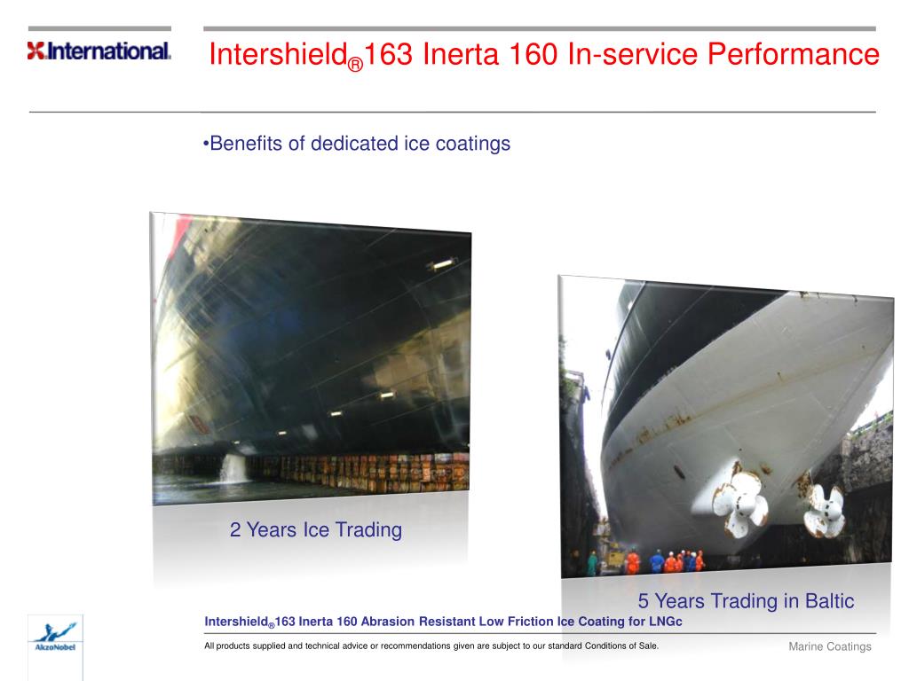 PPT - Intershield ® 163 Inerta 160 Abrasion Resistant Low Friction Ice ...