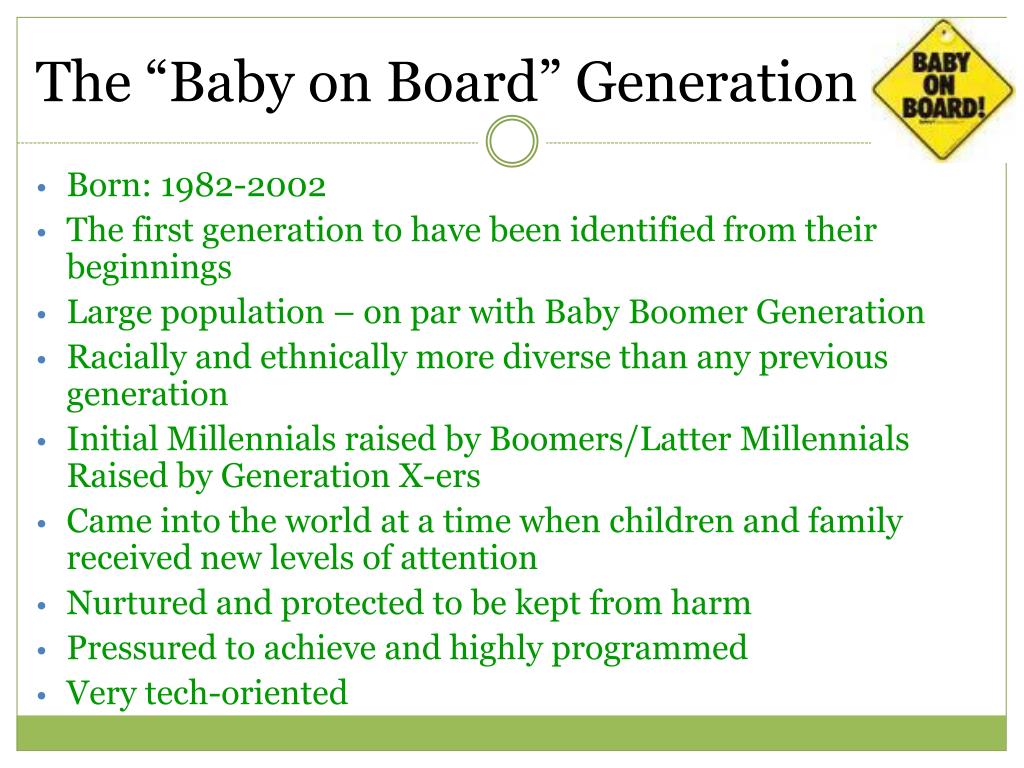 PPT - Millennials on Board: Understanding Today’s Student Babson ...