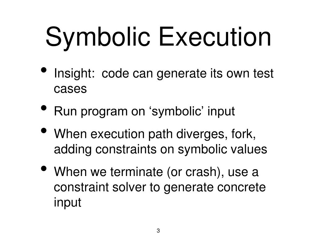 Ppt Symbolic Execution Powerpoint Presentation Free Download Id