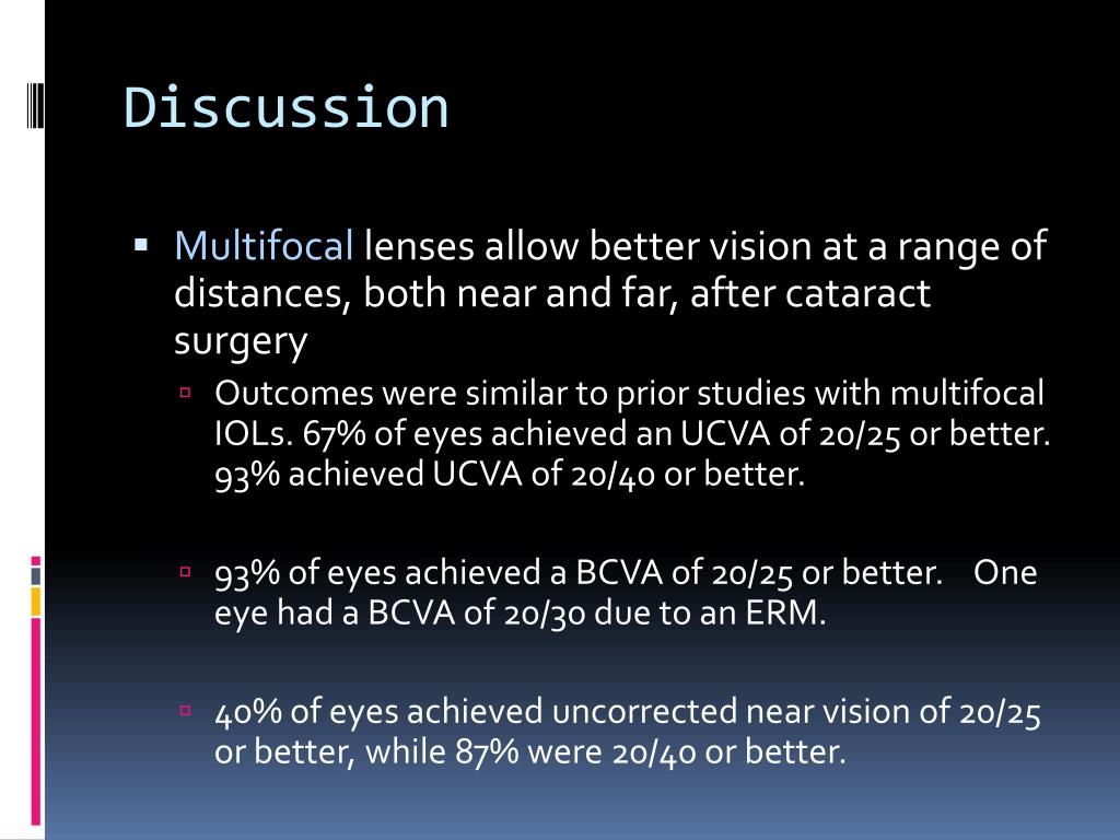 PPT - Resident Experience with Toric and Multifocal IOLs in a Public ...