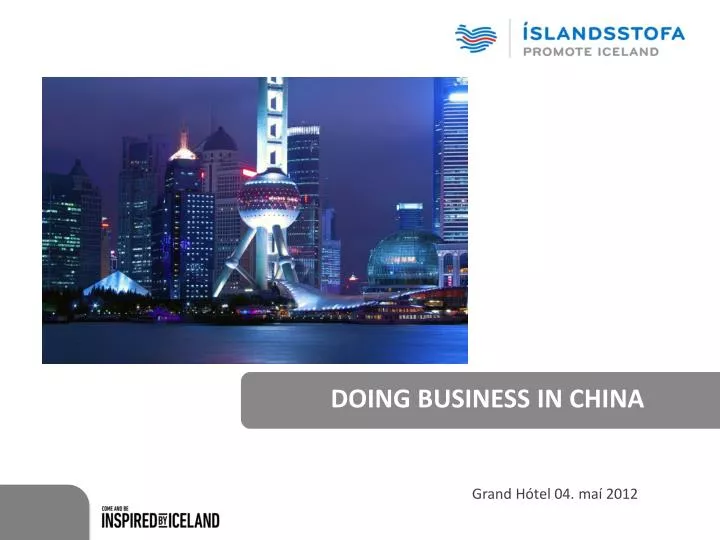 PPT - Doing business in china PowerPoint Presentation, free download ...