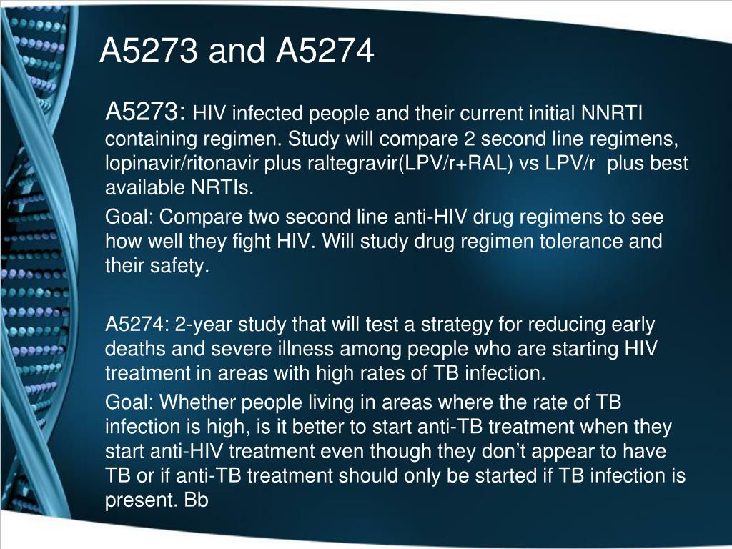 PPT - Overview: AIDS Clinical Group Network (ACTG), Clinical Trials ...