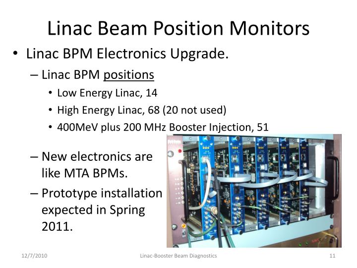 PPT - Linac and Booster Beam Diagnostics PowerPoint Presentation - ID ...