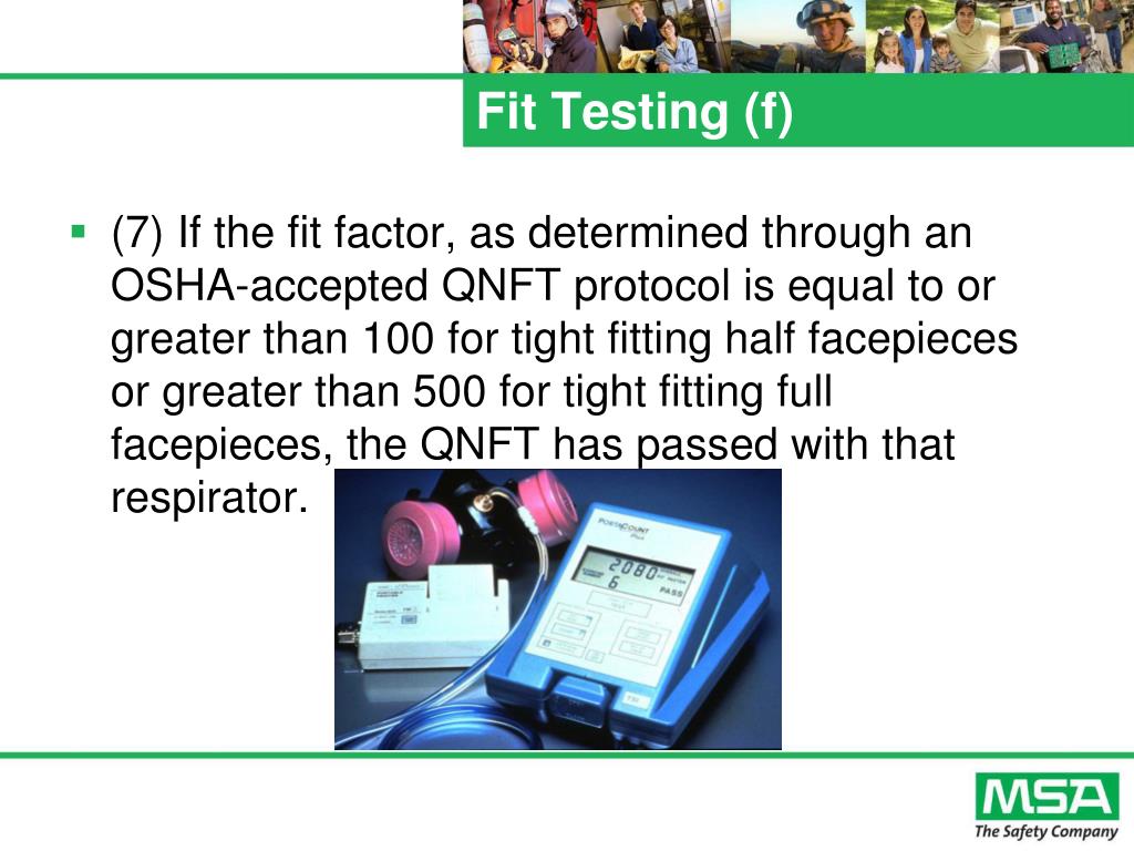 PPT - Major Requirements of OSHA Respiratory Protection Standard 29 CFR ...