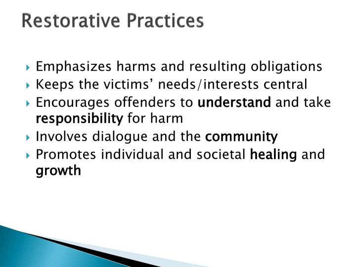 PPT - Integrating Restorative Practices Into a Positive Behavior ...