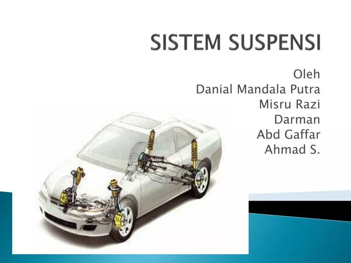 PPT - SISTEM SUSPENSI PowerPoint Presentation, free download - ID:2157136