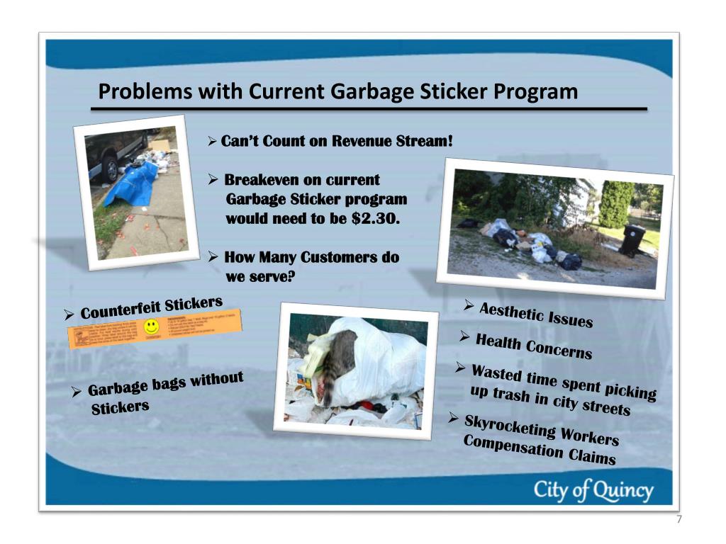 PPT - Purchased 9 Garbage and Recycling Trucks in 2001 for $1.012 ...