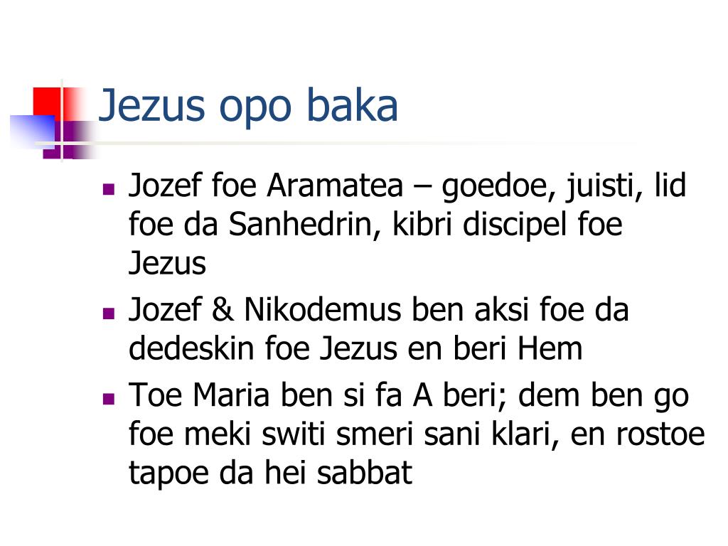 PPT - Matteus – Worldwide Bible Instituut Les 6 PowerPoint Presentation ...