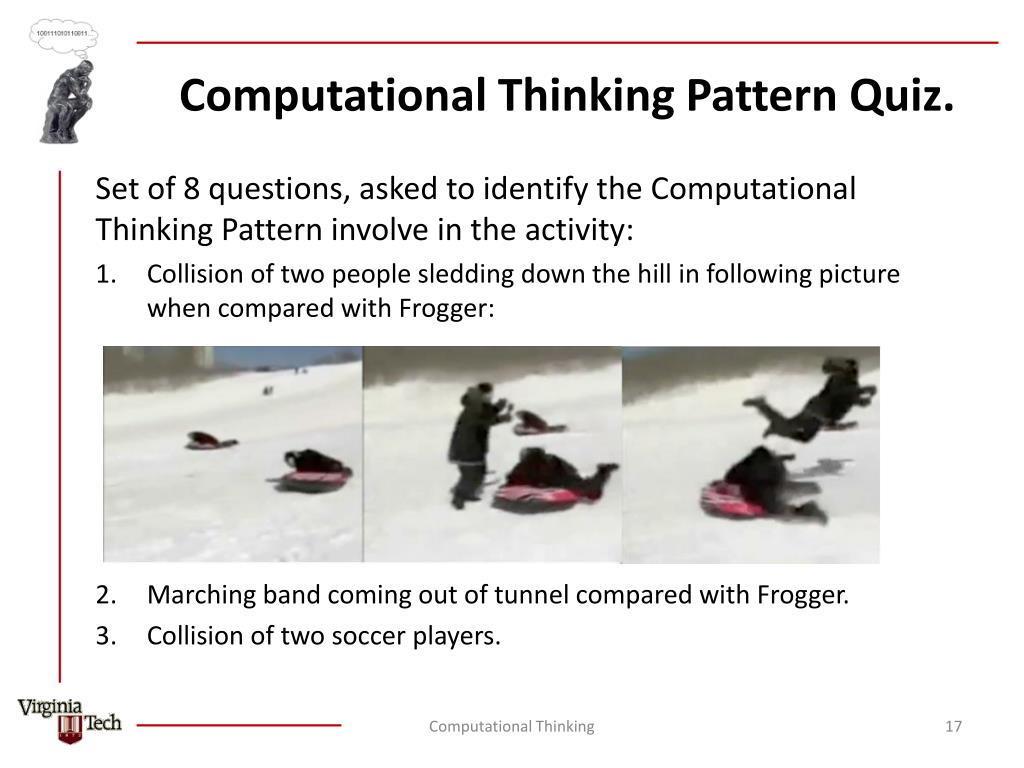 Ppt Computing Computational Thinking Using Computational Thinking Patterns Powerpoint