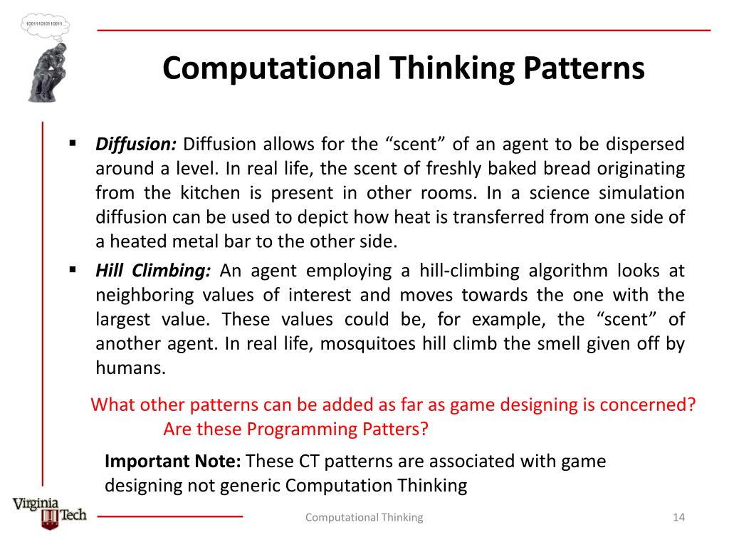 Ppt Computing Computational Thinking Using Computational Thinking Patterns Powerpoint