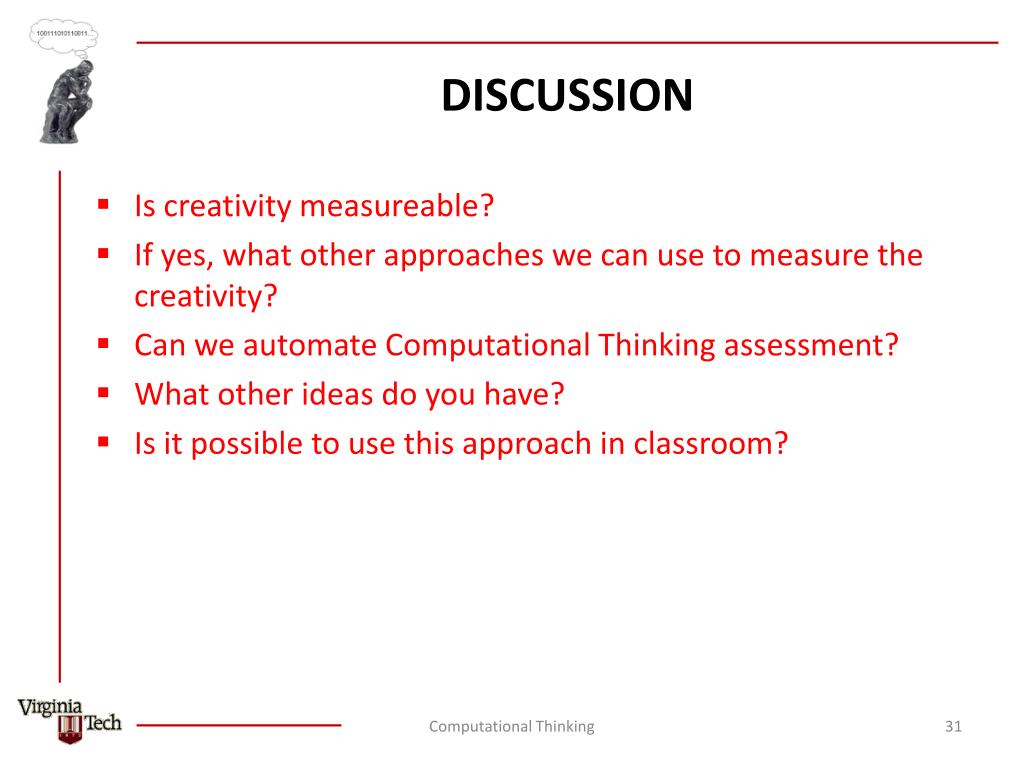 Ppt Computing Computational Thinking Using Computational Thinking Patterns Powerpoint