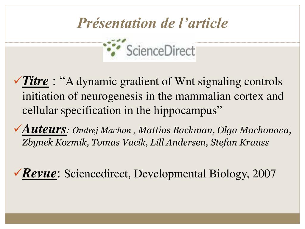 Ppt Analyse Dun Article Scientifique Powerpoint Presentation Free