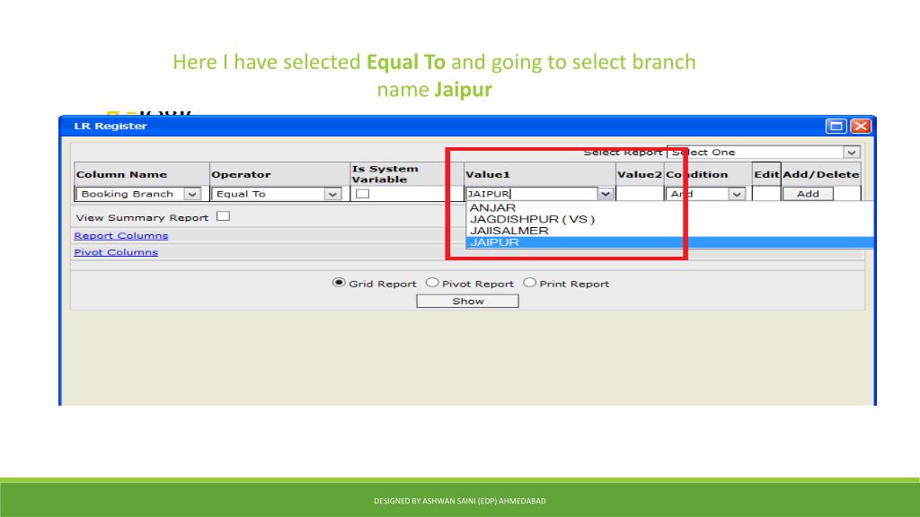 PPT - LR Register Report PowerPoint Presentation, free download - ID ...