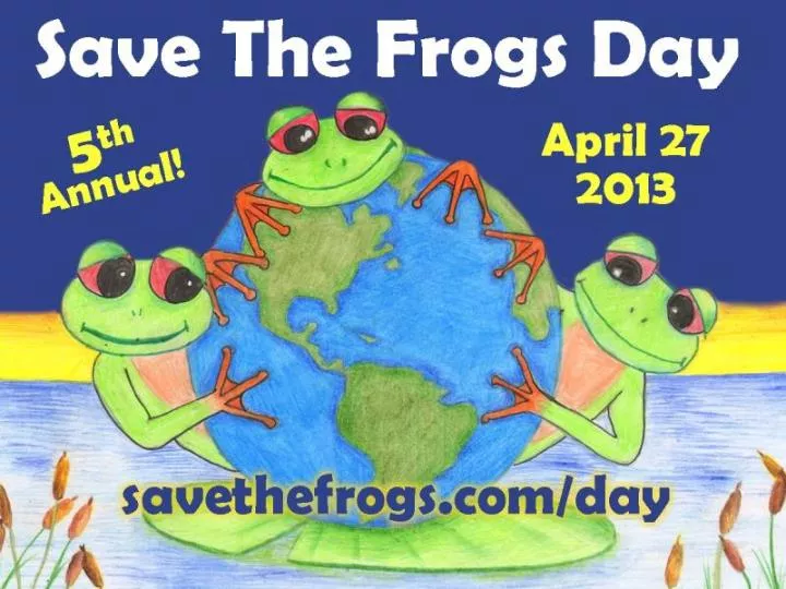 PPT - According to the official Save The Frogs Day worldwide ...