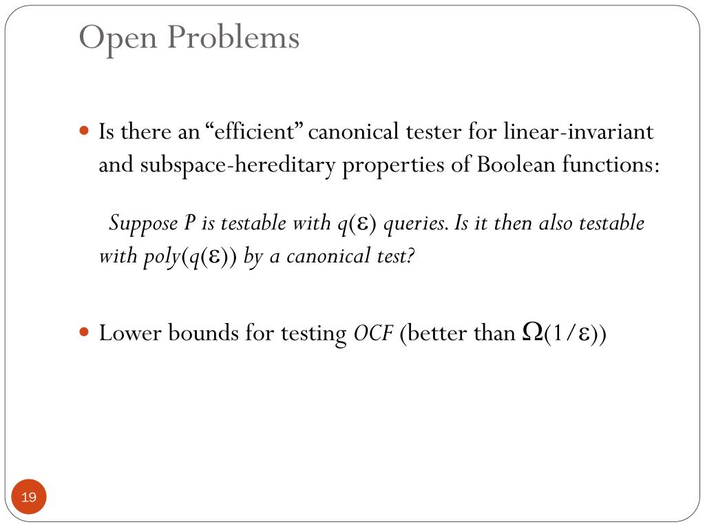 Ppt Testing Odd Cycle Freeness Of Boolean Functions Powerpoint Presentation Id2160266 6453