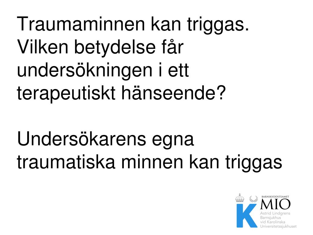 PPT - Fysisk och sexuell misshandel av barn PowerPoint Presentation ...