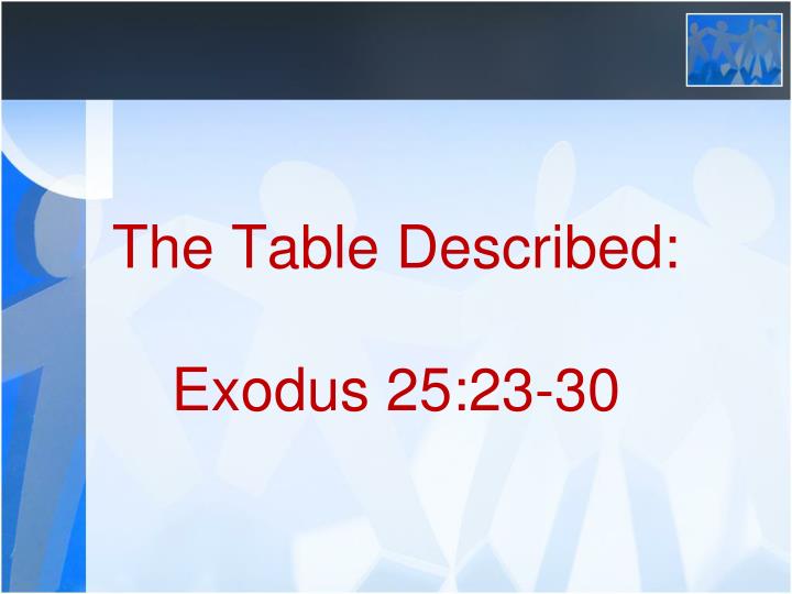 PPT - The Table of Showbread PowerPoint Presentation - ID:2160474