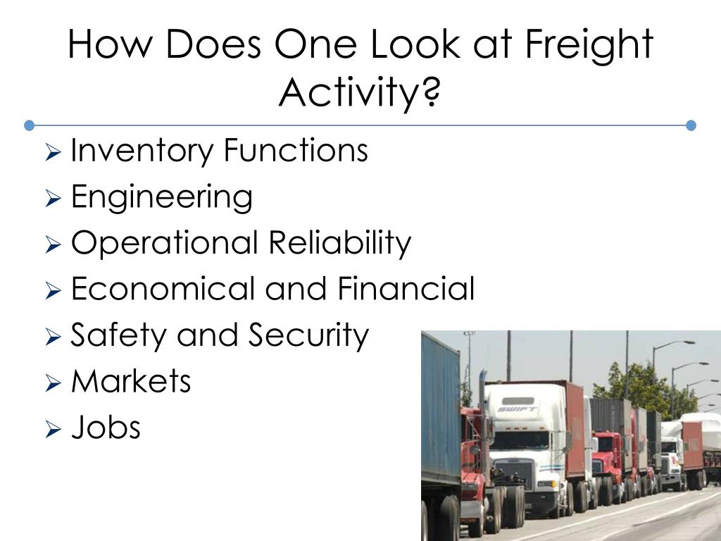 PPT - Freight Transportation Planning in Rapidly Changing World ...