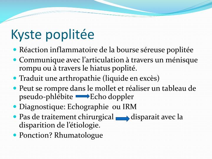 PPT - Douleurs du genou Orientation diagnostique Solutions ...