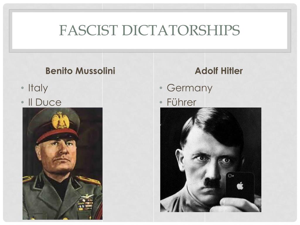 PPT - Fascist Dictatorships in Italy and Germany PowerPoint ...