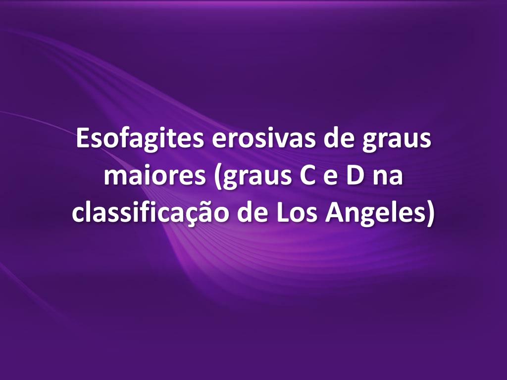 Esofagite Erosiva Grau C De Los Angeles - RETOEDU