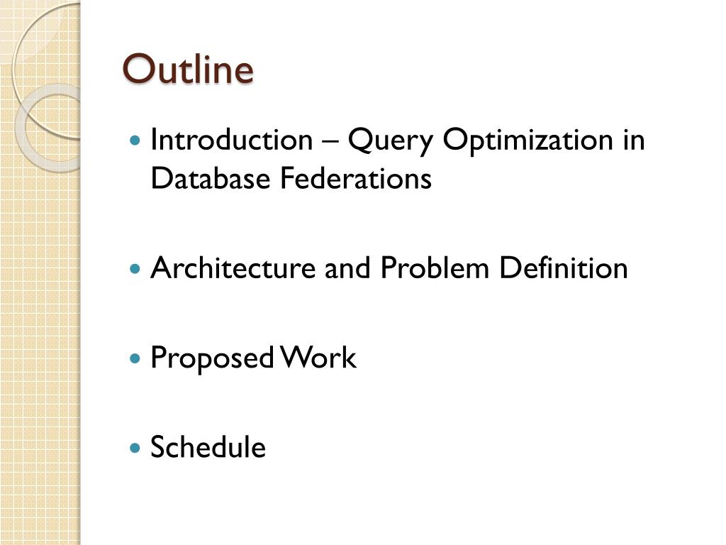 Ppt Efficient Query Optimization For Distributed Join In Database Federation Powerpoint