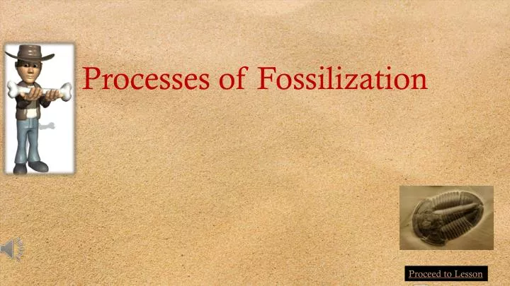PPT - Processes of Fossilization PowerPoint Presentation, free download ...