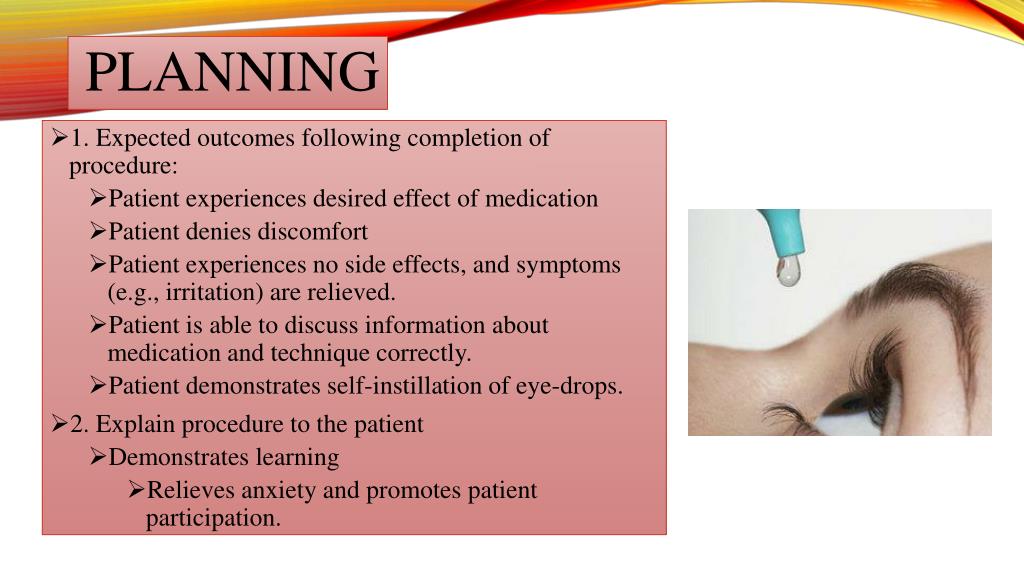 PPT - NUR 113: SKILL 21-4 INSTILLING EYE & EAR MEDICATIONS PowerPoint ...