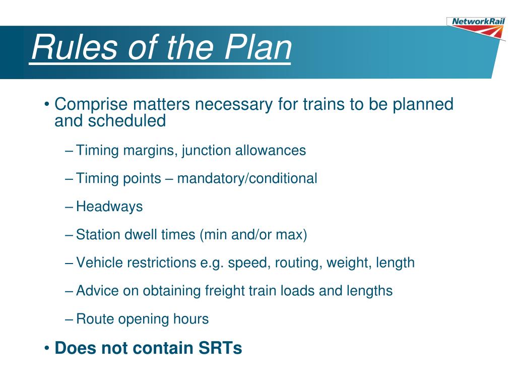 PPT - RAILWAY INDUSTRY TRAIN PLANNING LEVEL 2 TRAINING PowerPoint ...