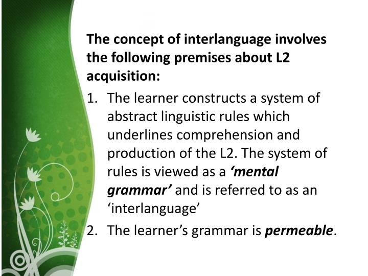 PPT - INTERLANGUAGE PowerPoint Presentation - ID:2161894