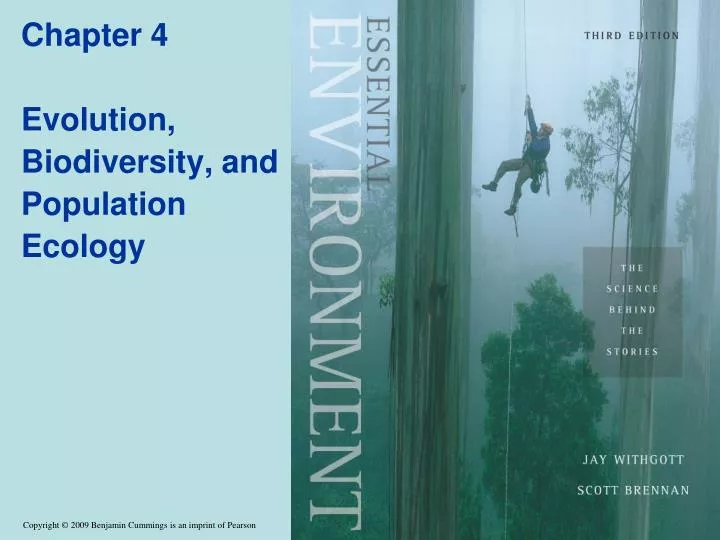 PPT - Chapter 4 Evolution, Biodiversity, and Population Ecology ...