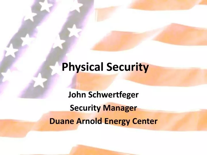 PPT - Physical Security PowerPoint Presentation, free download - ID:2162140
