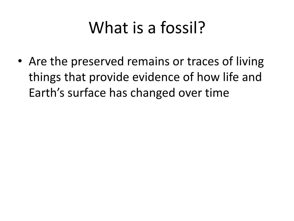 PPT - Understanding Fossils: How Scientists Discover Earth's Past Life ...
