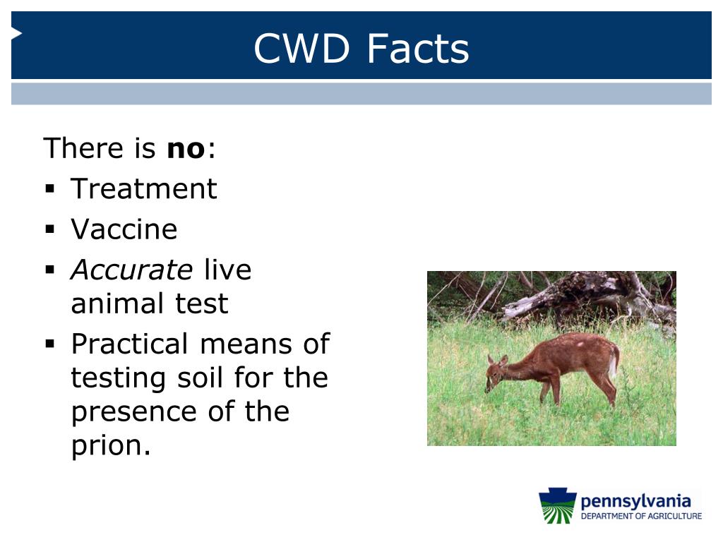 PPT - Chronic Wasting Disease 2014 Order of General Quarantine ...