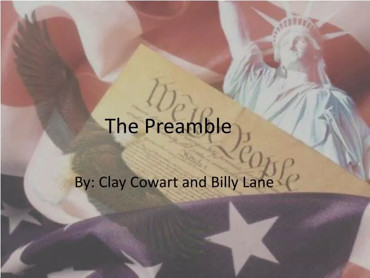 PPT - The Preamble PowerPoint Presentation, free download - ID:2162801