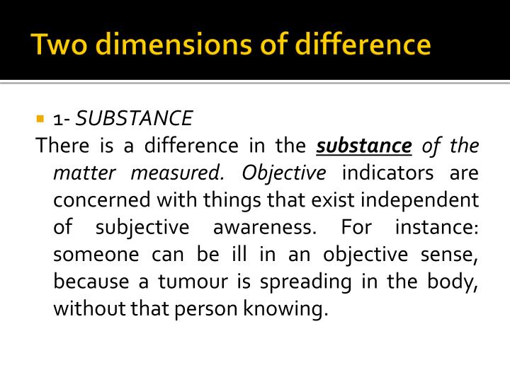 PPT - Subjective and Objective Measures of Well-being PowerPoint ...