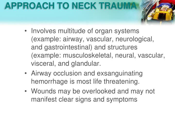 PPT - Neck Trauma PowerPoint Presentation - ID:2163351
