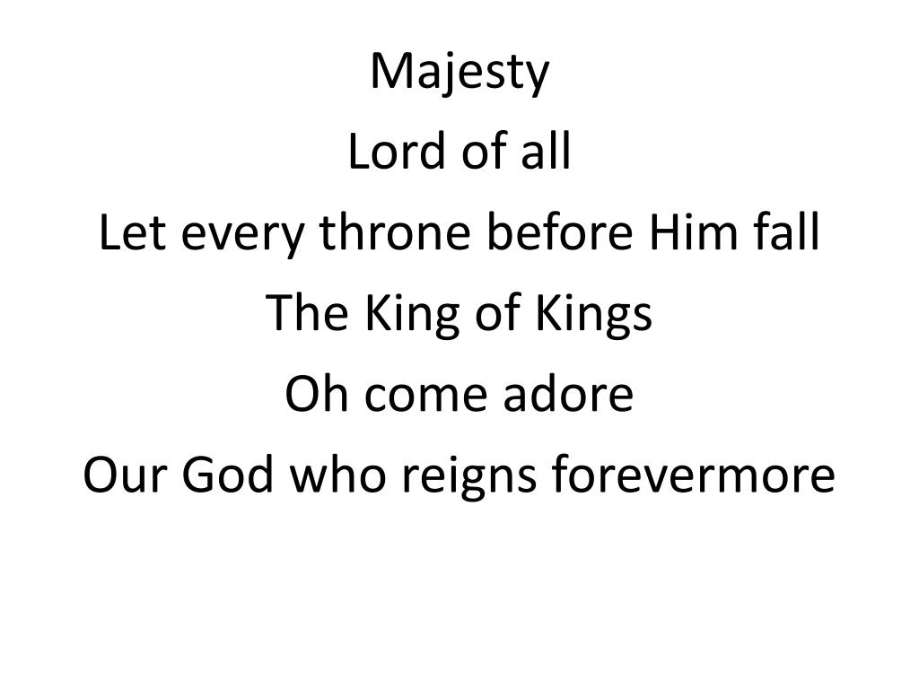 PPT - Crown Him (Majesty) CCLI License #1944642 PowerPoint Presentation ...