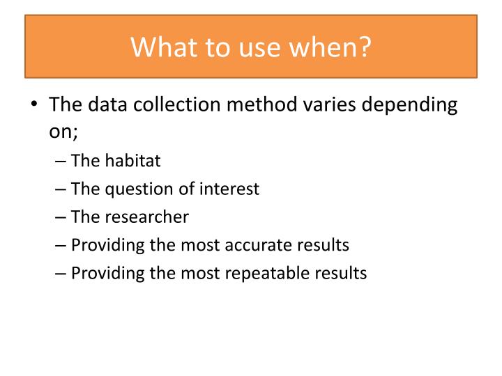 PPT - Ecology Sampling Methods PowerPoint Presentation - ID:2163465